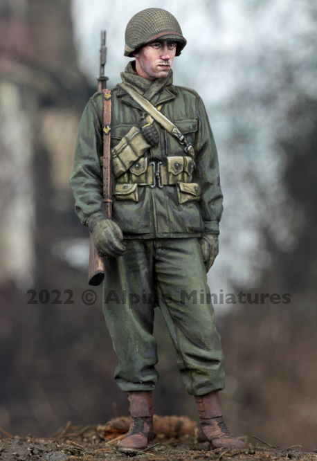 WW2 US Infantry model do sklejania Alpine Miniatures -35304
