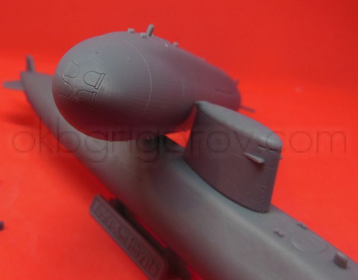 Rubis Class Submarine After Amethyste Rebuild model do sklejania OKB ...
