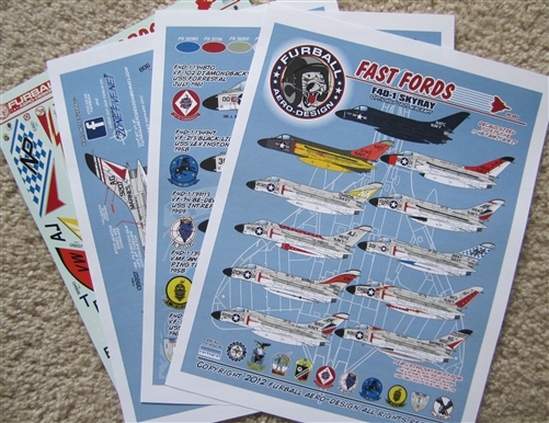 Douglas F4D-1 Skyray 'Fast Fords' (11 schemes) Furball Aero-Design 48002 Douglas F4D-1 Skyray 'Fast Fords' (11 schemes) Furball Aero-Design 48002