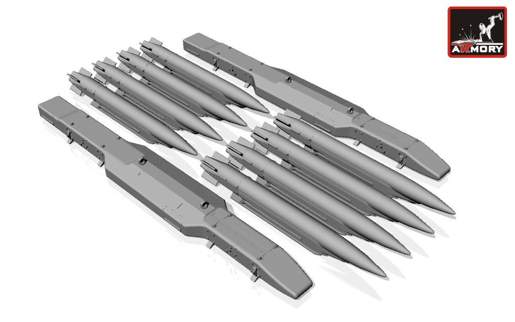 GBU-39 Small Diameter Bomb with BRU-61/A carriage system Armory Models ...